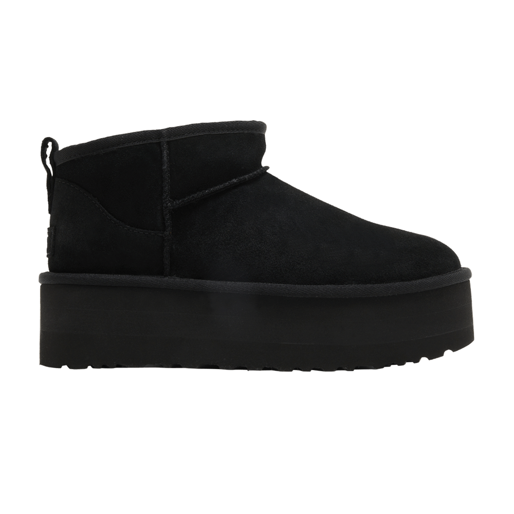 UGG Classic Ultra Mini Platform Boot Black (Women's) - Newkicksera.pl